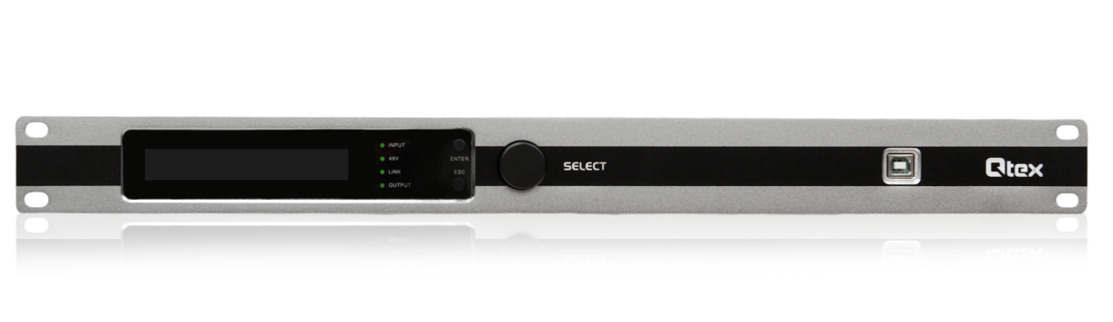 Qtex QAP DSP880ND3- DSP-аудиопроцессор с AEC, 8х8 входов/выходов, 8х8 Dante, 8 GPIO