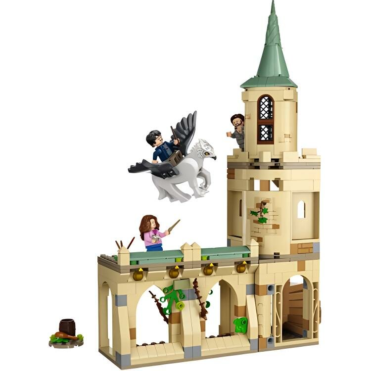 LEGO Harry Potter Гермиона Грейнджер Хогвартс Внутренний двор Спасение Маленького Сириуса Конструкторы 345 шт. 76401