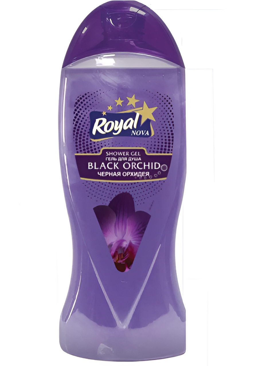 Гель для душа Royal Nova "Черная орхидея", антибактериальный, увлажняющий, 500мл
