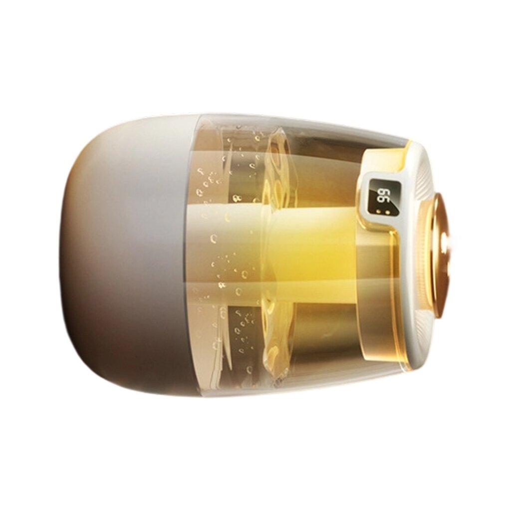 USB увлажнитель воздуха с двойным соплом, 1.3 л, холодный туман, ночная подсветка, цифровой дисплей, для спальни и офиса