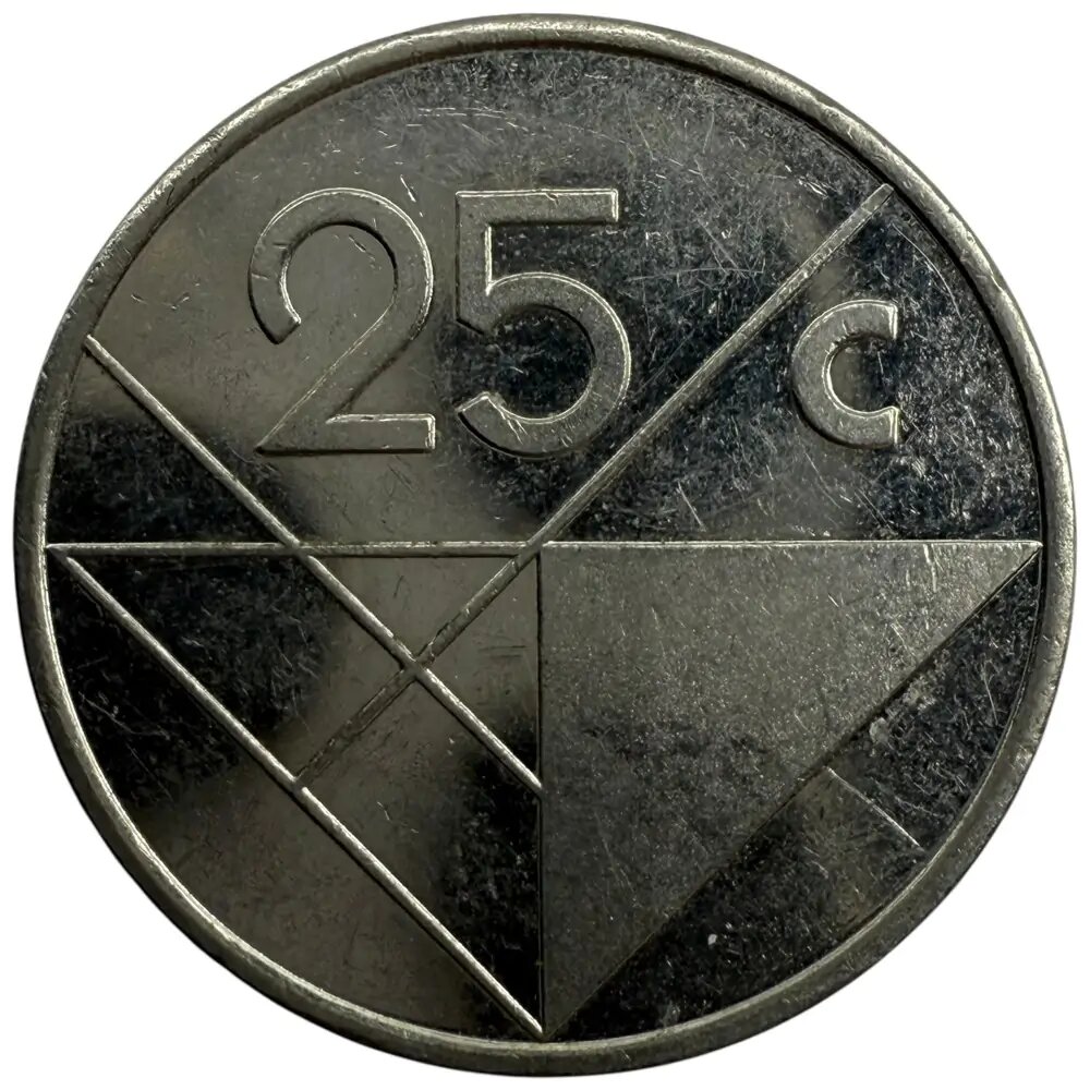 Аруба 25 центов 1992 г.