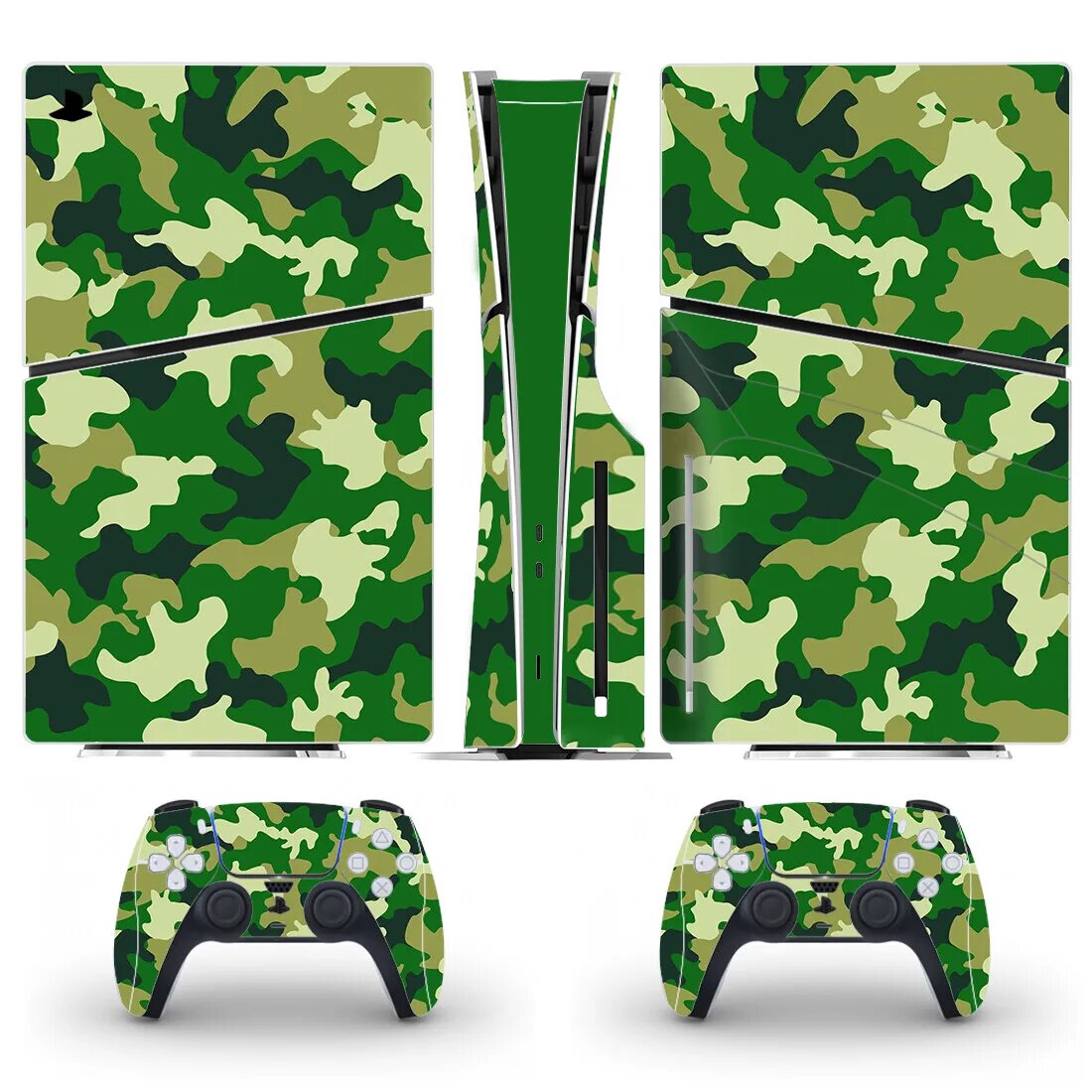 CXWITHY Наклейка для PS5 Slim Disc Edition Зеленый, 0050