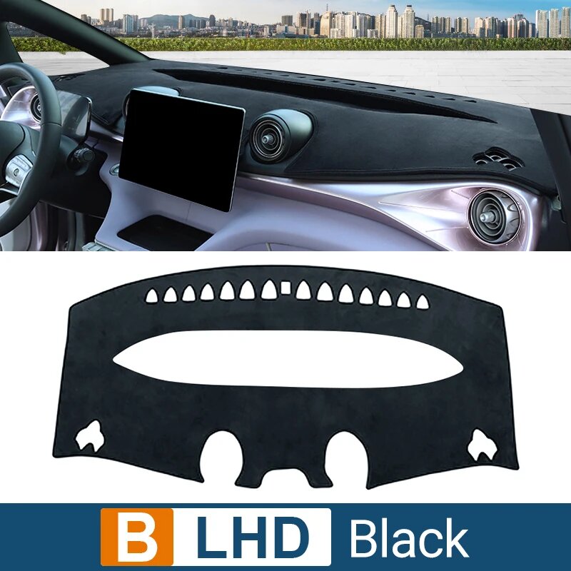 Коврик-накидка На Приборную Панель Для BYD Dolphin 2021-2024, Защита От УФ-излучения, Нескользящий, Из Фланелевого Материала