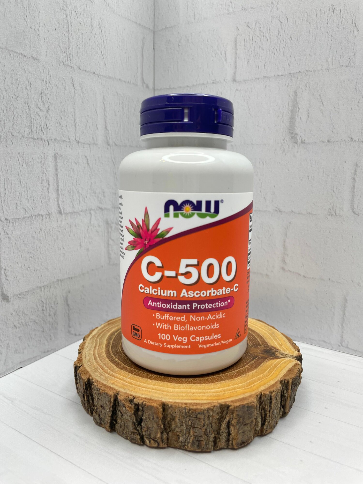 Now foods Витамин C-500, аскорбат кальция-C, Vitamin C-500 Ascorbate 100 капсул