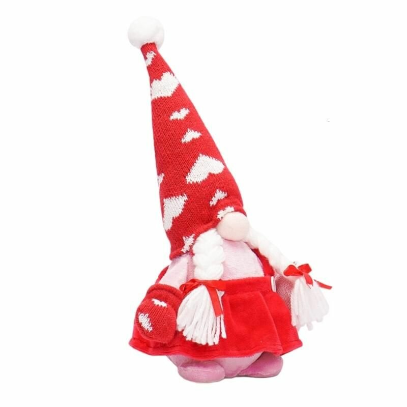 Безликая Кукла на День Святого Валентина, светящаяся Светло-Розовой Куклой Любви-Женщина