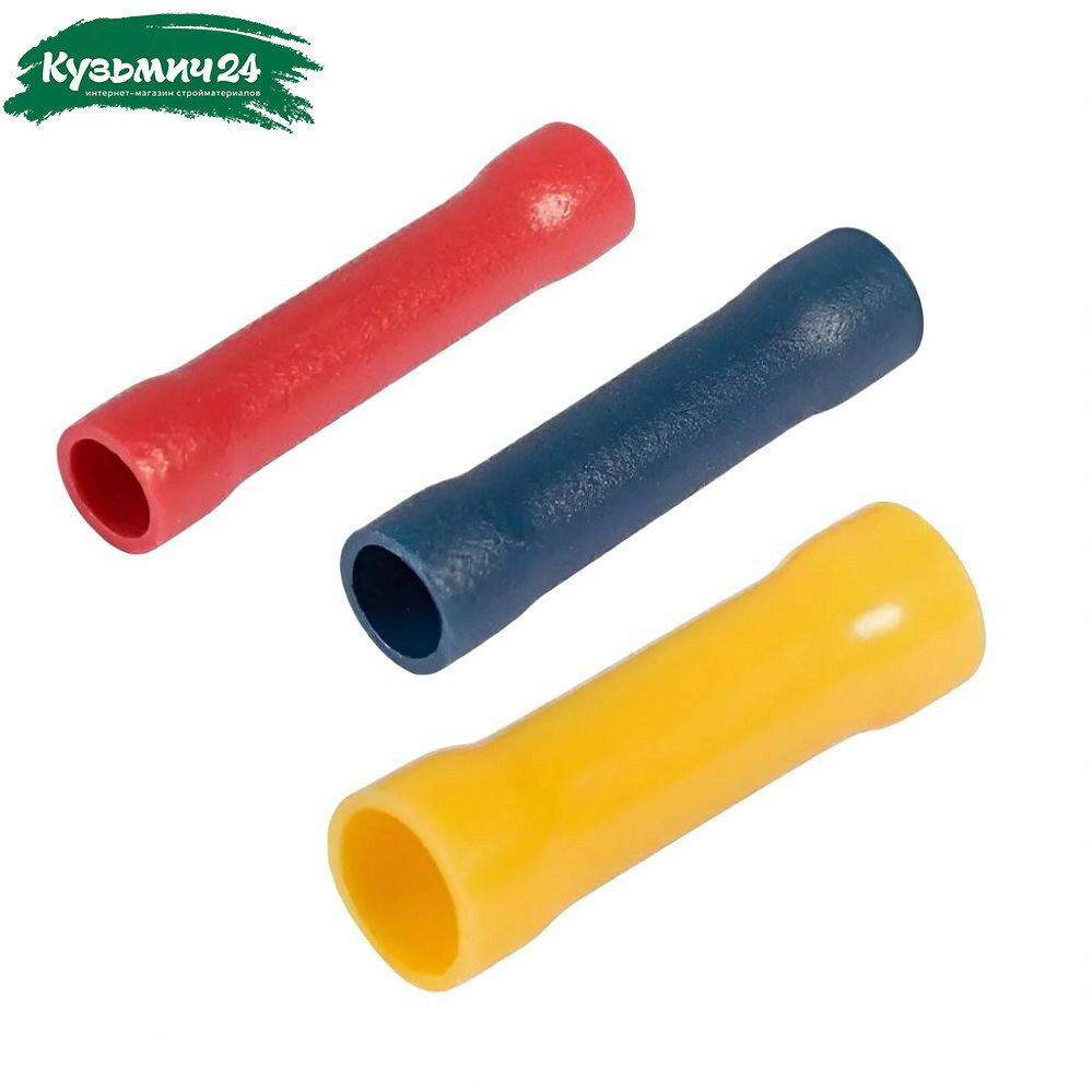 Гильза медная соединительная обжимная 1,5-2,5 мм изолированная