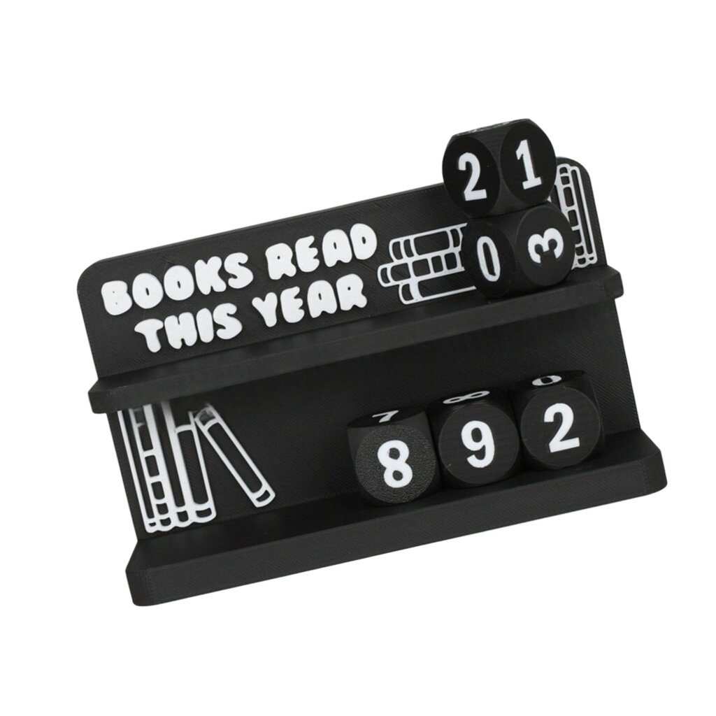 Счетчик прочитанных книг для чтения, трекер книг, подарок для любителей чтения, деревянный декор для книжной полки