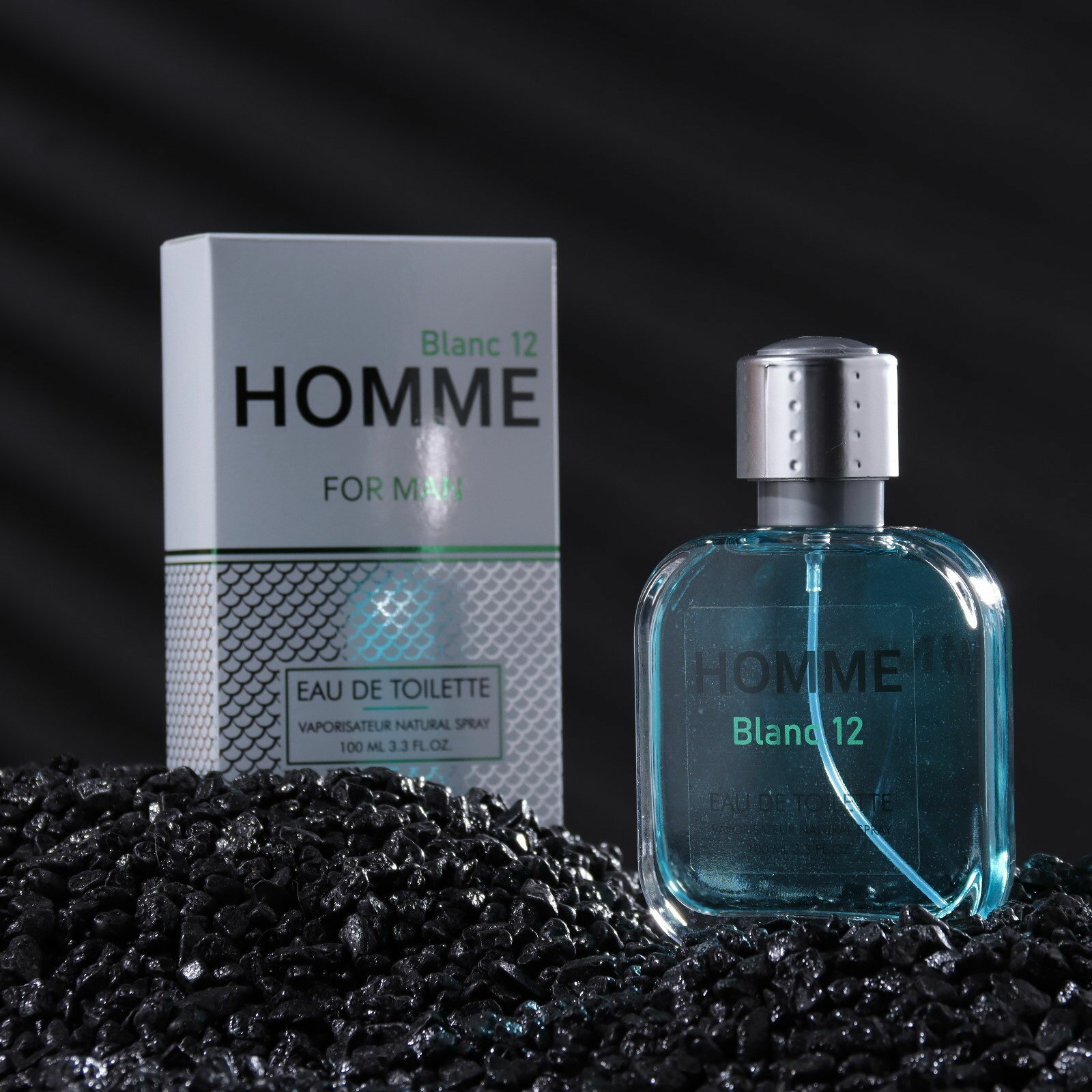 Туалетная вода мужская Homme Blanc 12, 100 мл, верхние ноты: грейпфрут