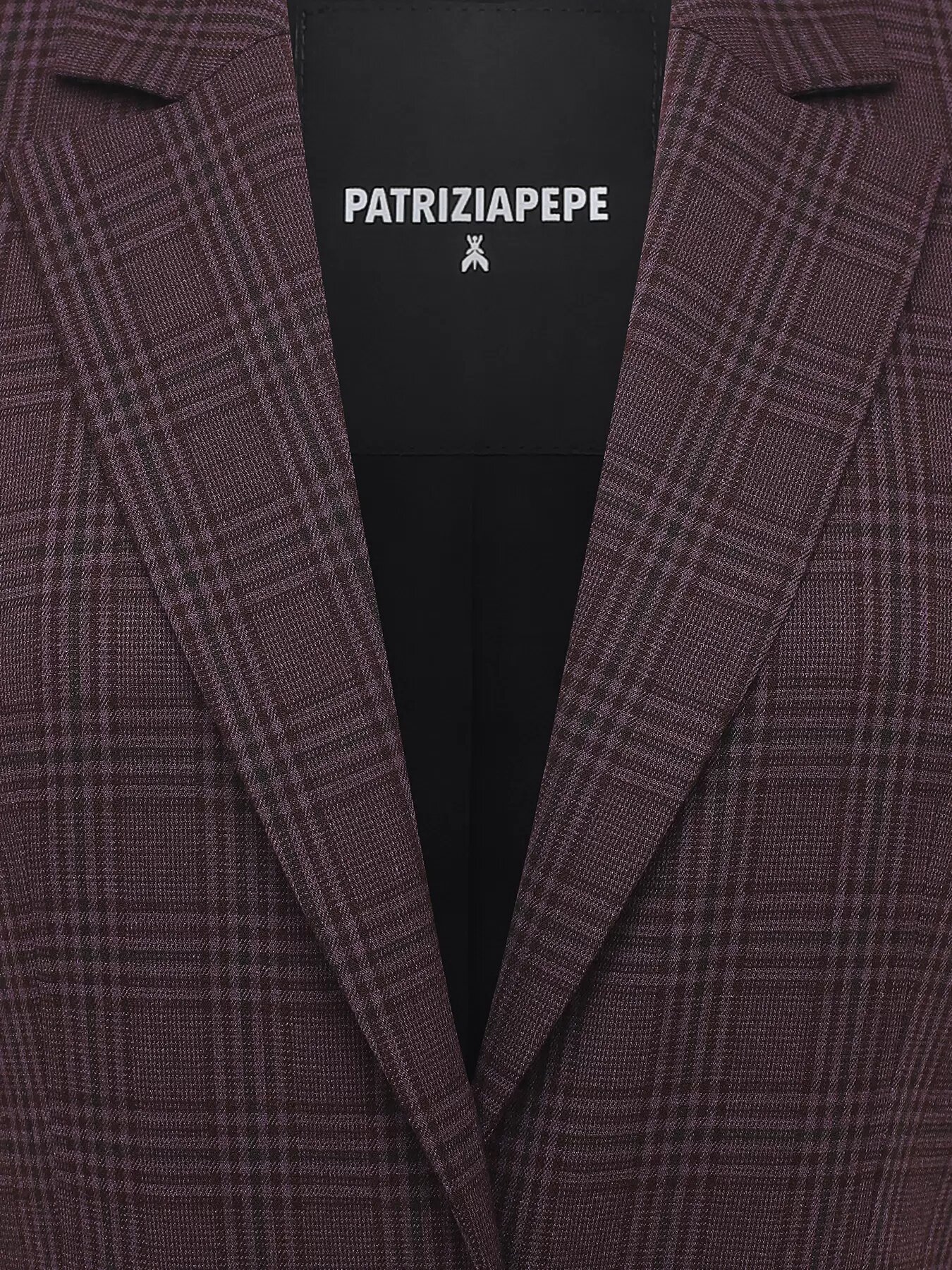 Пиджак PATRIZIA PEPE, размер 44, фиолетовый — фото 1