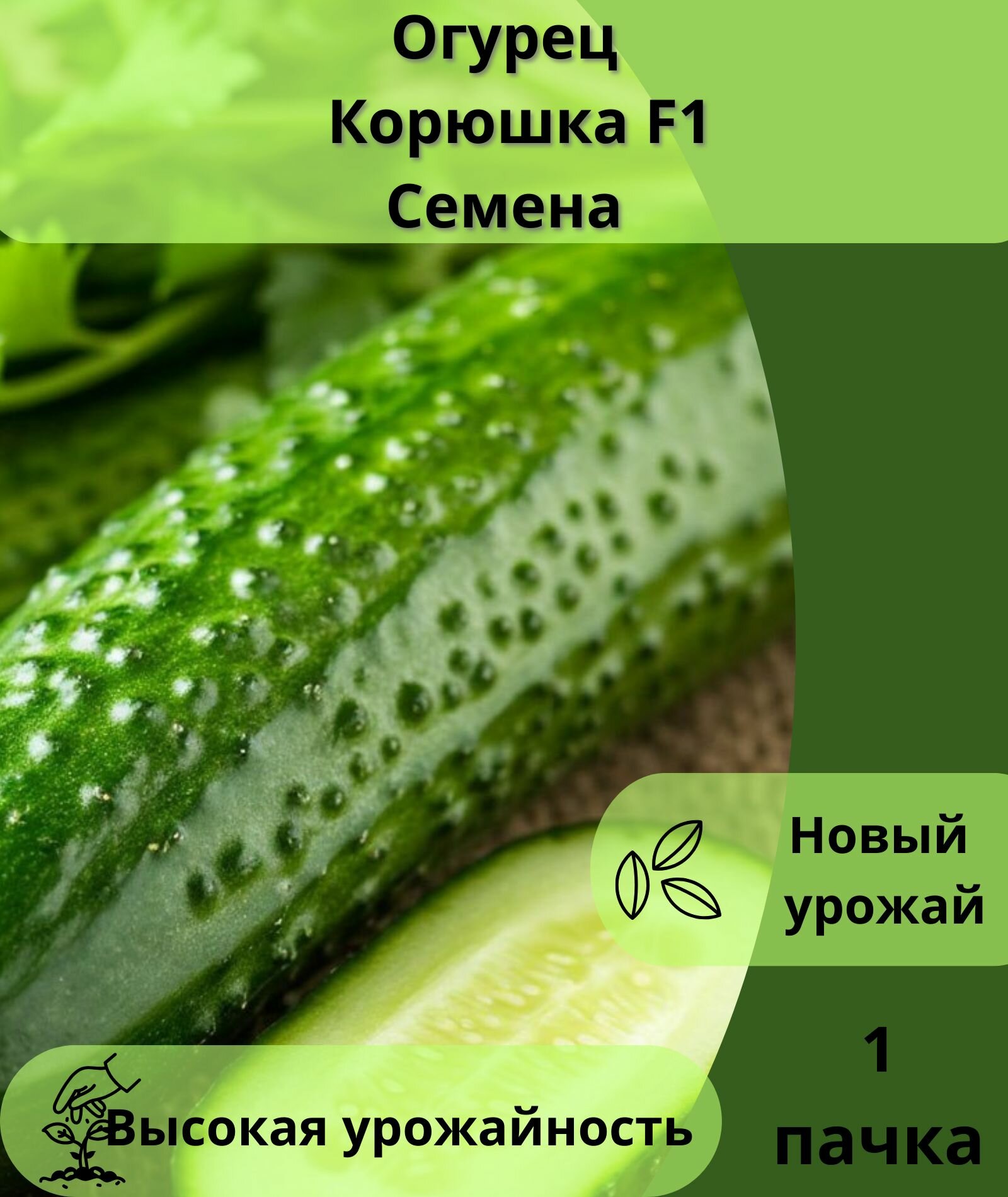 Огурец Корюшка F1, семена 10шт
