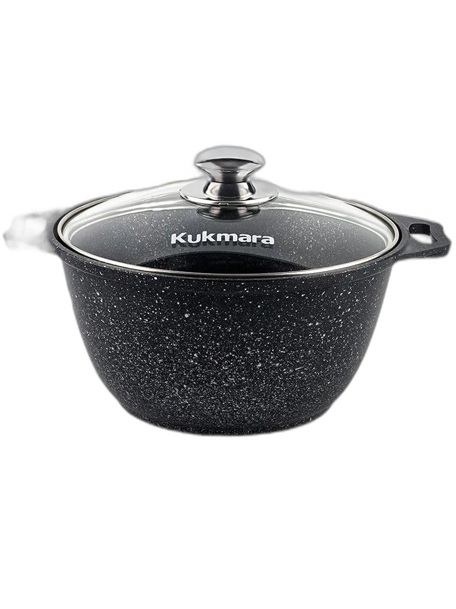 Кастрюля Кукмара 4л с крышкой антипригарная