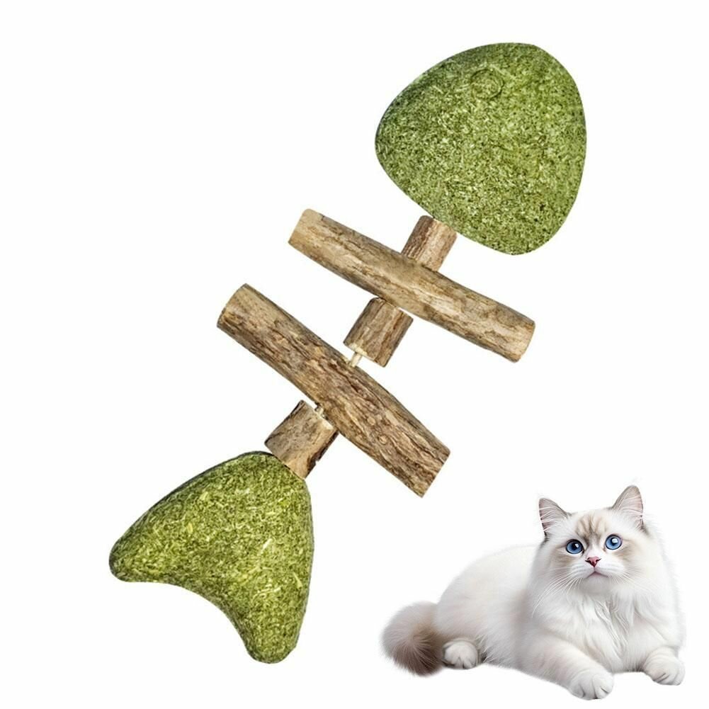 Игрушка для животных, Имитация коренных зубов, устойчивая к укусам игрушка для кошек, голова из рыбьей кости