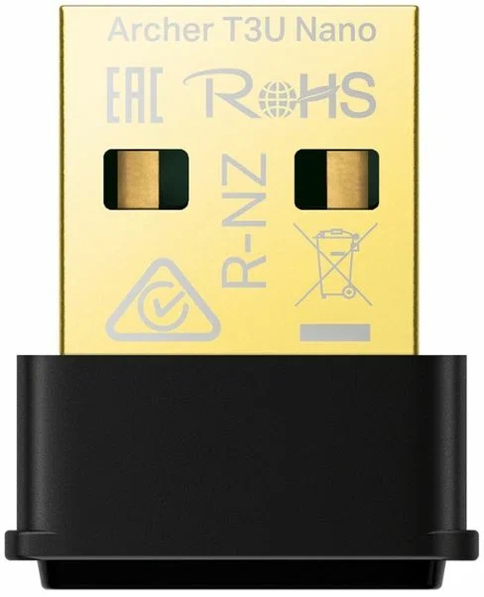 Сетевой адаптер TP-Link Archer T3U Nano, 1300Мбит/с, USB 2.0, черный