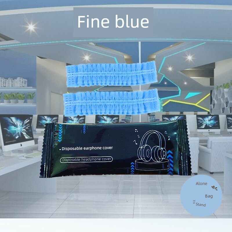 Одноразовый чехол для наушников Интернет-кафе Интернет-кафе универсальный чехол для наушников из нетканого материала с