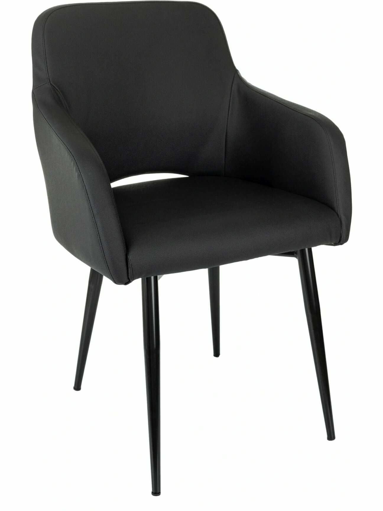 Кресло Бюрократ CH-380F, обивка: экокожа, цвет: черный (CH-380F/BLACK-PU)