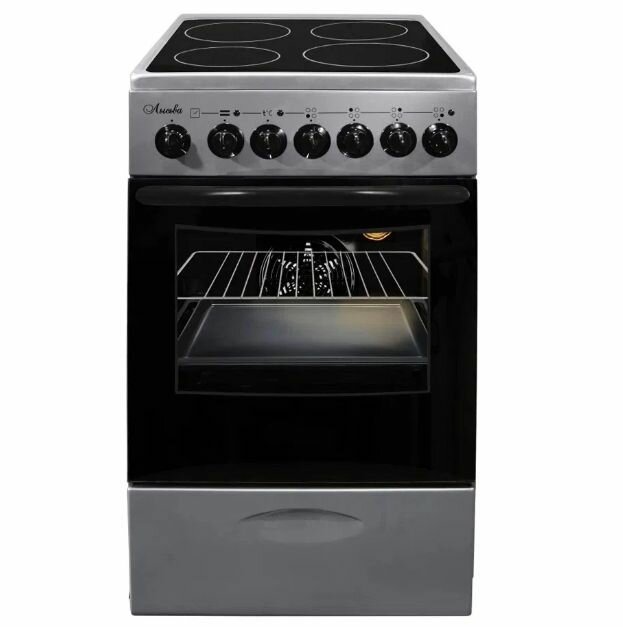 Плита электрическая лысьва ЭПС 43р4МС (EF4006MK00) жемчужно-светло-серая