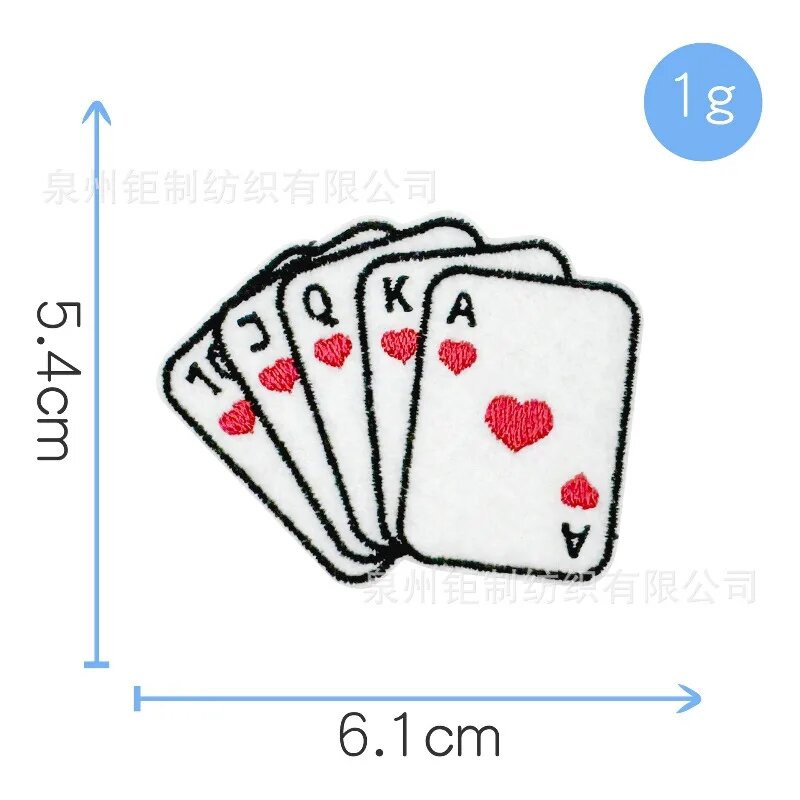 Игральная карта, клоун, Джокер, игра, гладильная вышивка, значок, нашивки, сделай сам, футболка, шляпа, рюкзак, одежда, аппликации, наклейка