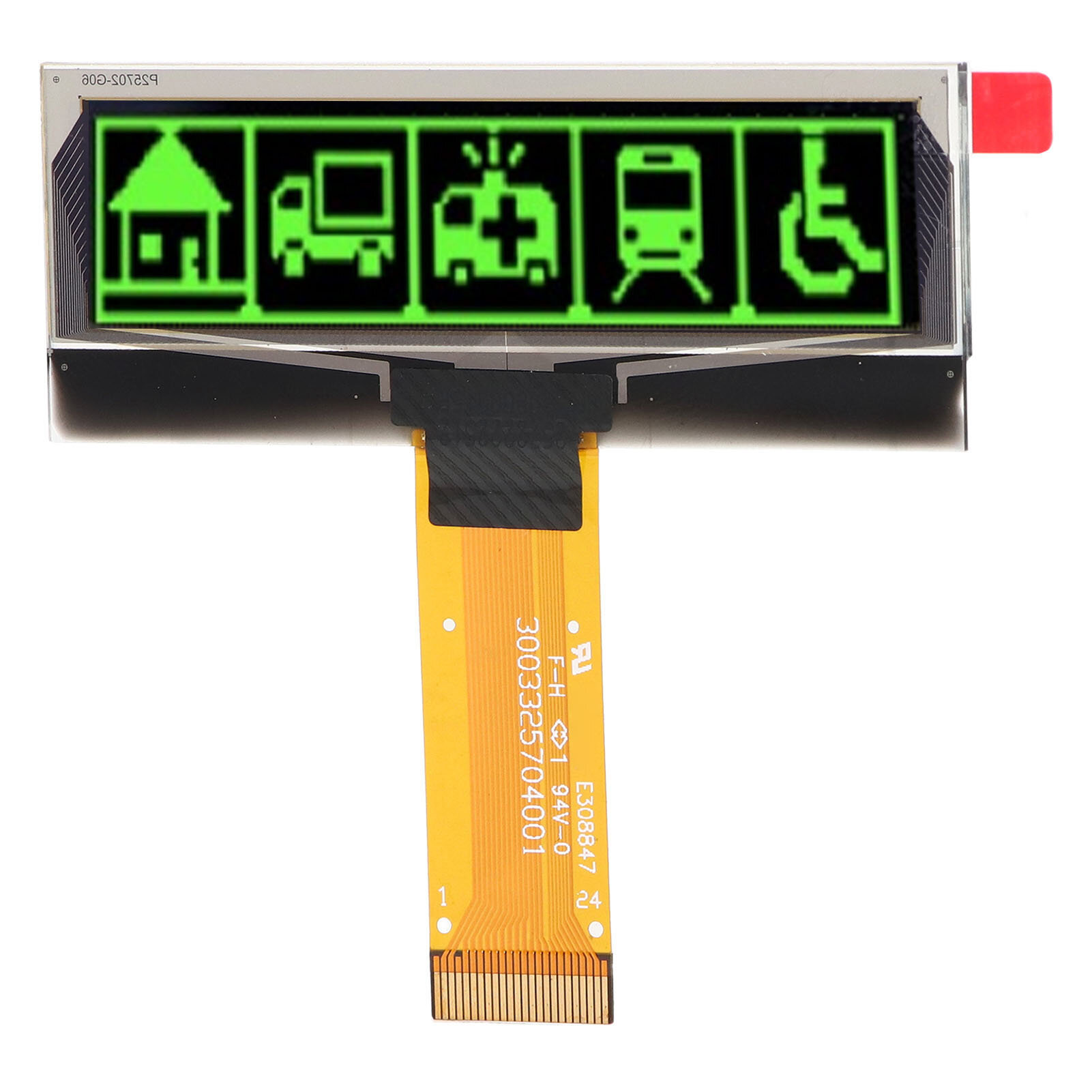 OLED модуль 2.23" 123x32 SSD1305 зеленый SPI/IIC