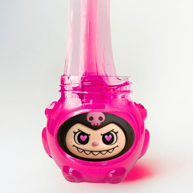 Жвачка д/рук Слайм Стекло Розовый неон 240гр