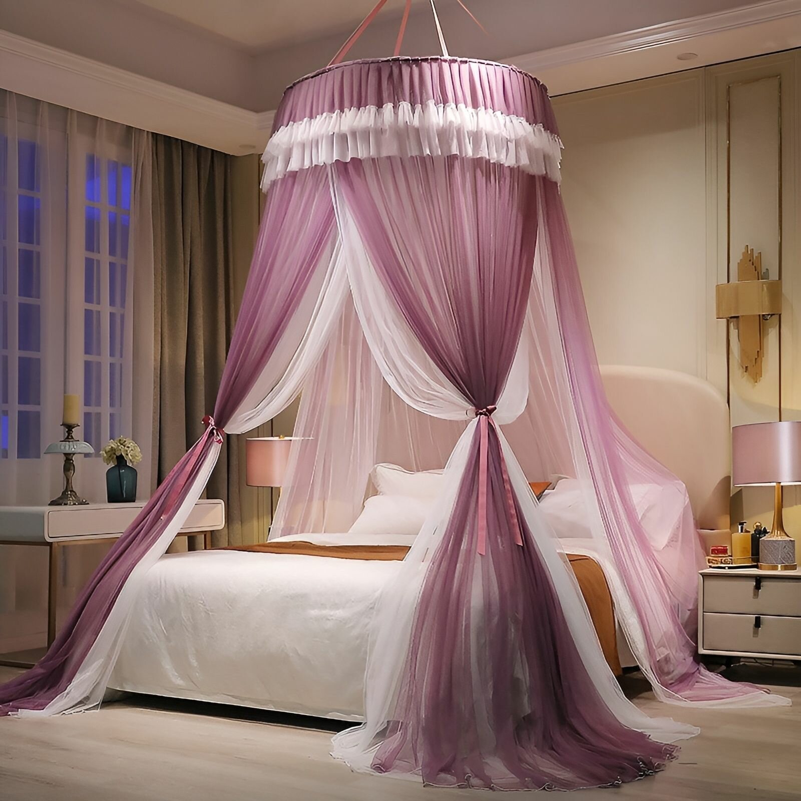 Балдахин Москитная Сетка Для Купольного Потолка