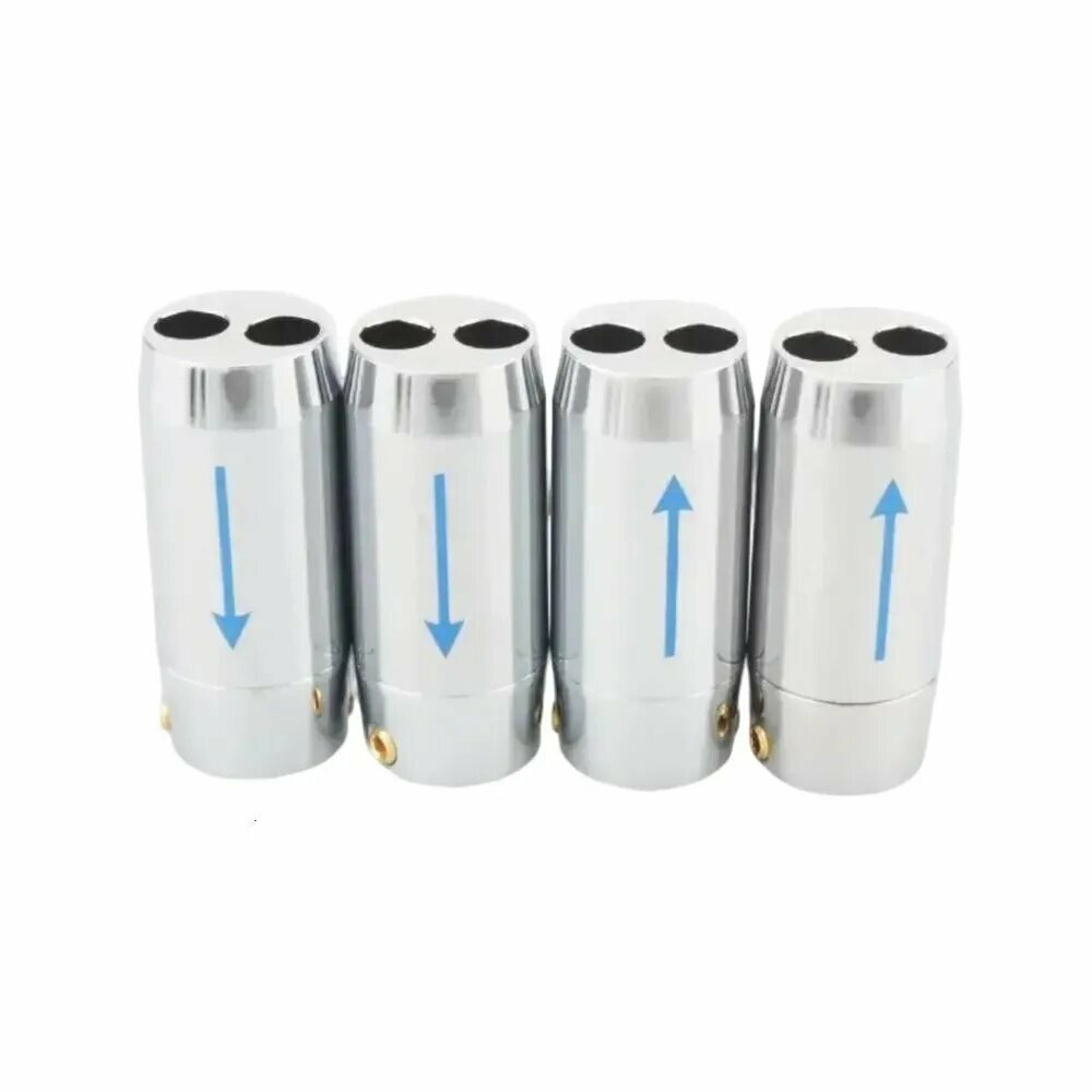 4pcs/set aluminum y splitter -разъем, Серебро