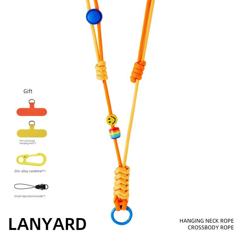 Ремешок-шнурок для телефона с креплением на шею или через плечо для Apple, Huawei, наушников, ID-карт, CCD с маленьким