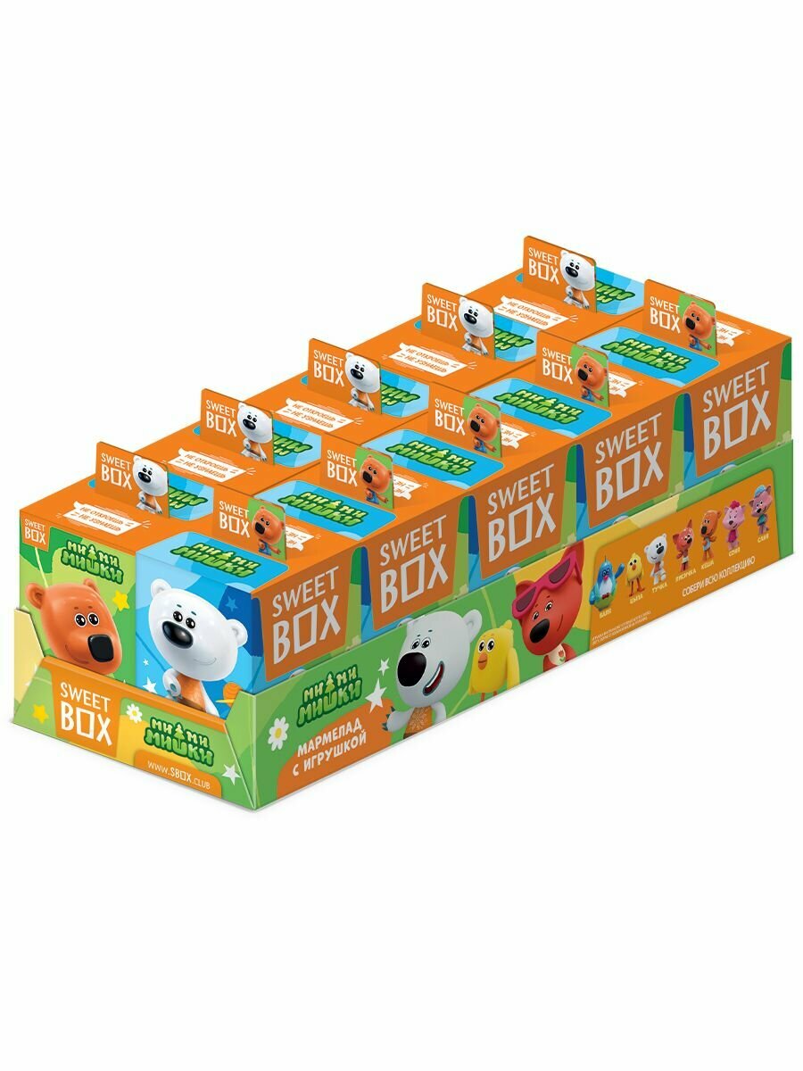 Sweet Box Конфитрейд Свитбокс Ми-Ми-Мишки 6 Мармелад с 3Д игрушкой ,10 шт