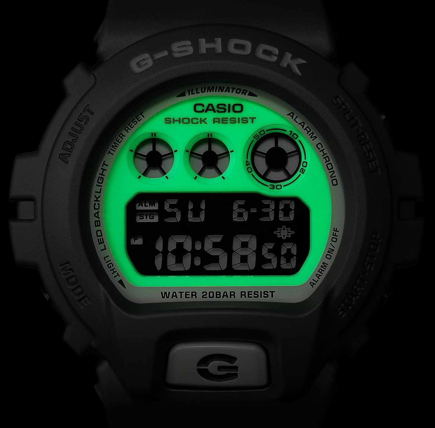 Наручные часы CASIO, серый, белый — фото 1