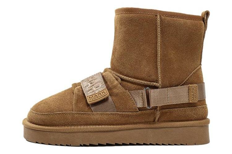Короткие снежные ботинки мужские FAIRWHALE, camel. 44 EU