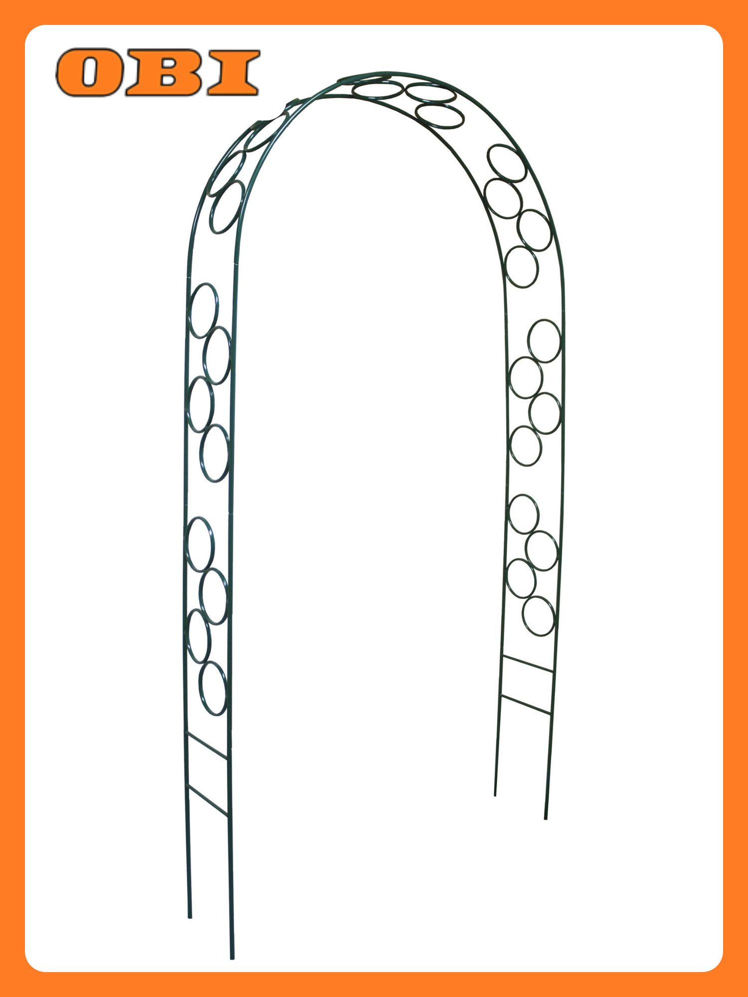 Арка садовая разборная Клевер-С Кольцо 2,2 м