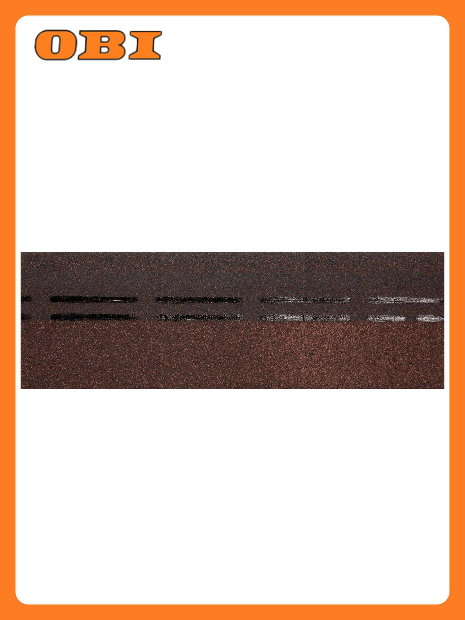 Коньково-карнизная черепица DOCKE, коричневый, модифицированный битум, 333x1000 мм