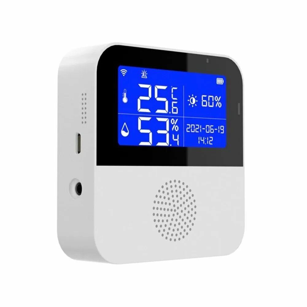 (1шт) WIFI датчик температуры и влажности, USB источник питания, температура и влажность экрана дисплея-датчик температуры и влажности