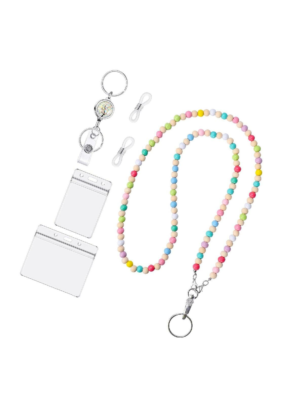 Держатель карты талреп с бисером держатель выдвижной значок для работников завода