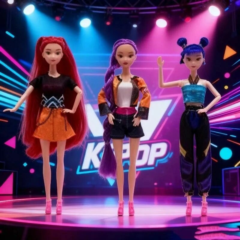 KPop Принцесса охотников на демонов BJD Кукла 30 см 11 подвижных суставов Зои Руми Мира Коллекция для девочек