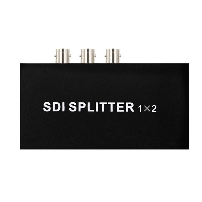 SDHD3G Splitter 1 Вход и 2 Выхода Поддерживает Распределение сигнала BNC 1080P 3G Для Мониторинга безопасности вещания