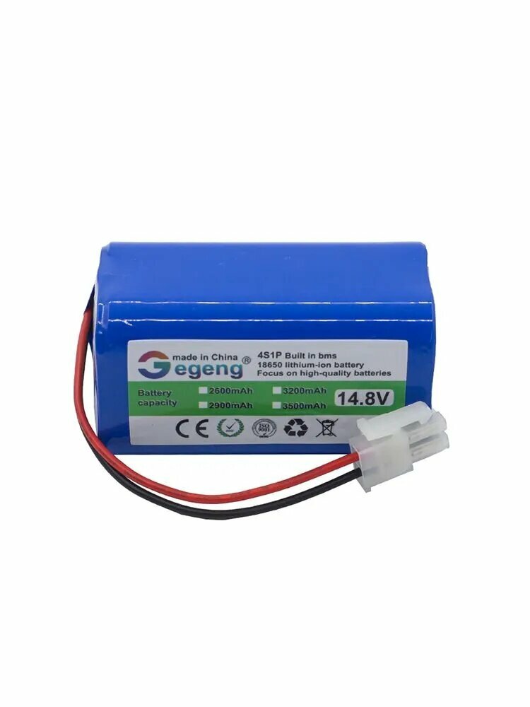 Аккумулятор для робота пылесоса iLife Chuwi iBoto DIBEA Polaris Kitfort/Clean access/Model 18650 Li-Ion 3500 mAh, 14.8 V