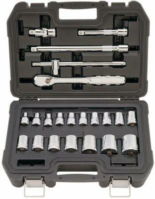 Набор метрических головок DeWalt 1/2 дюйма (6 точек) (22 шт.) DWMT19241-1