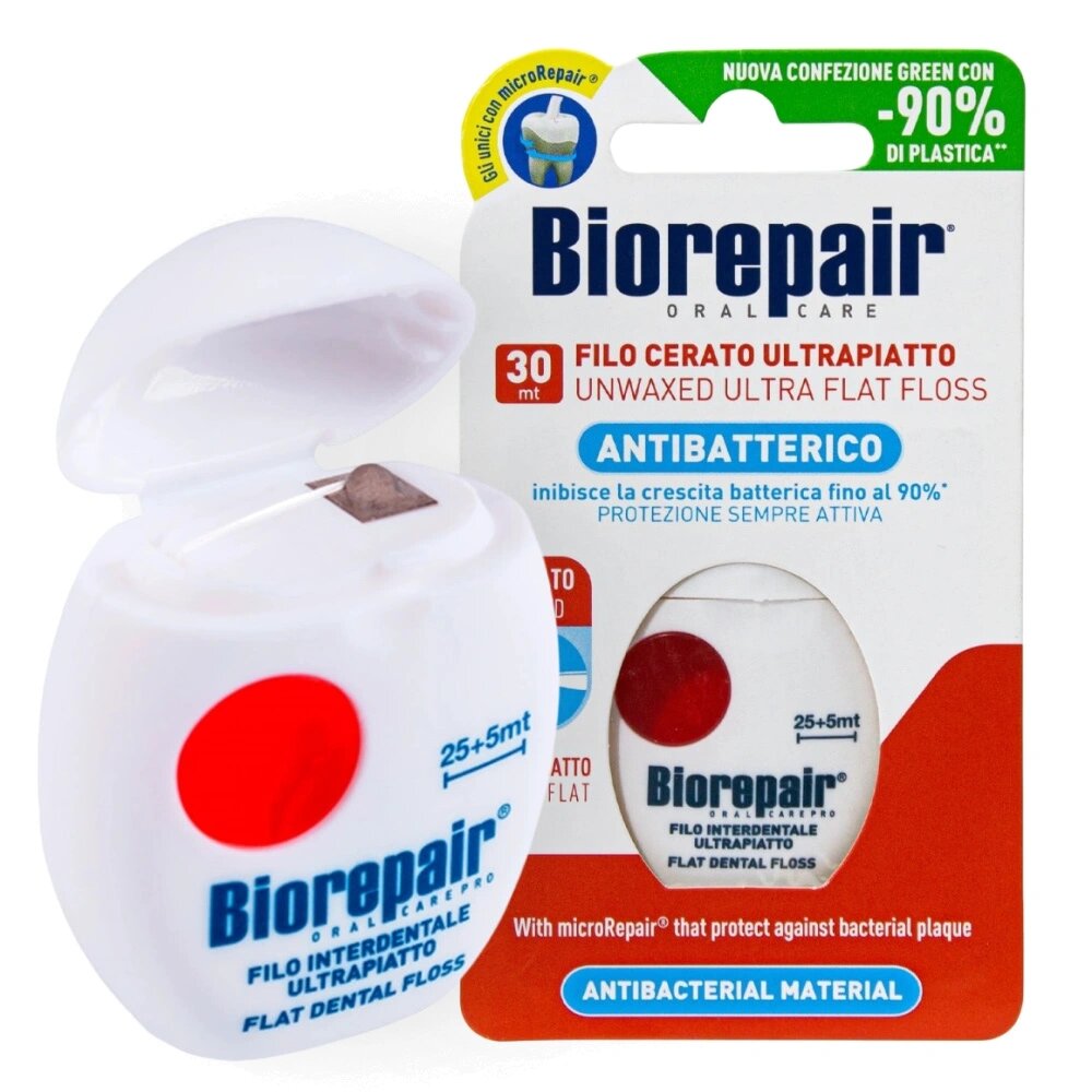 Ультраплоская нить Biorepair Filo Non Cerato Ultrapiatto, 30 м