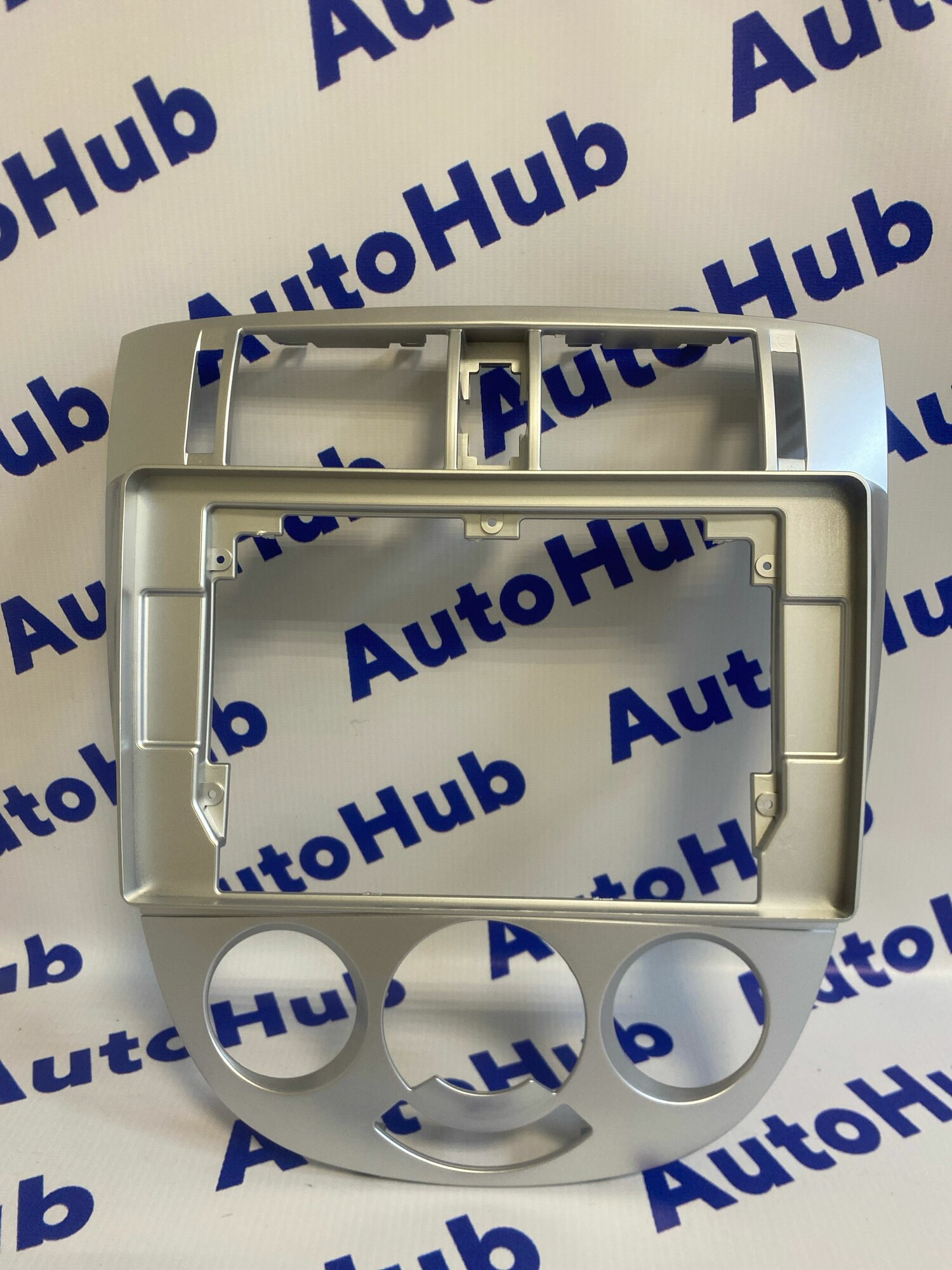 Переходная рамка для магнитолы Chevrolet Lacetti J200 2004-2013, Daewoo Gentra 2 2013-2015 F1 (Цвет: серебристый, 10.2 дюйма)