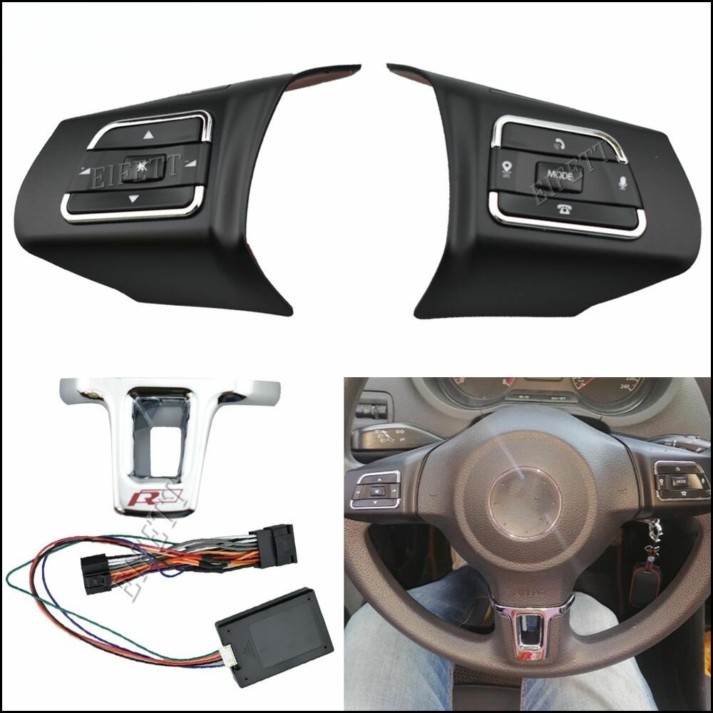 Эксклюзивный многофункциональный модуль управления для руля Volkswagen VW MK6 Golf 20102012 Jetta Polo 20112013