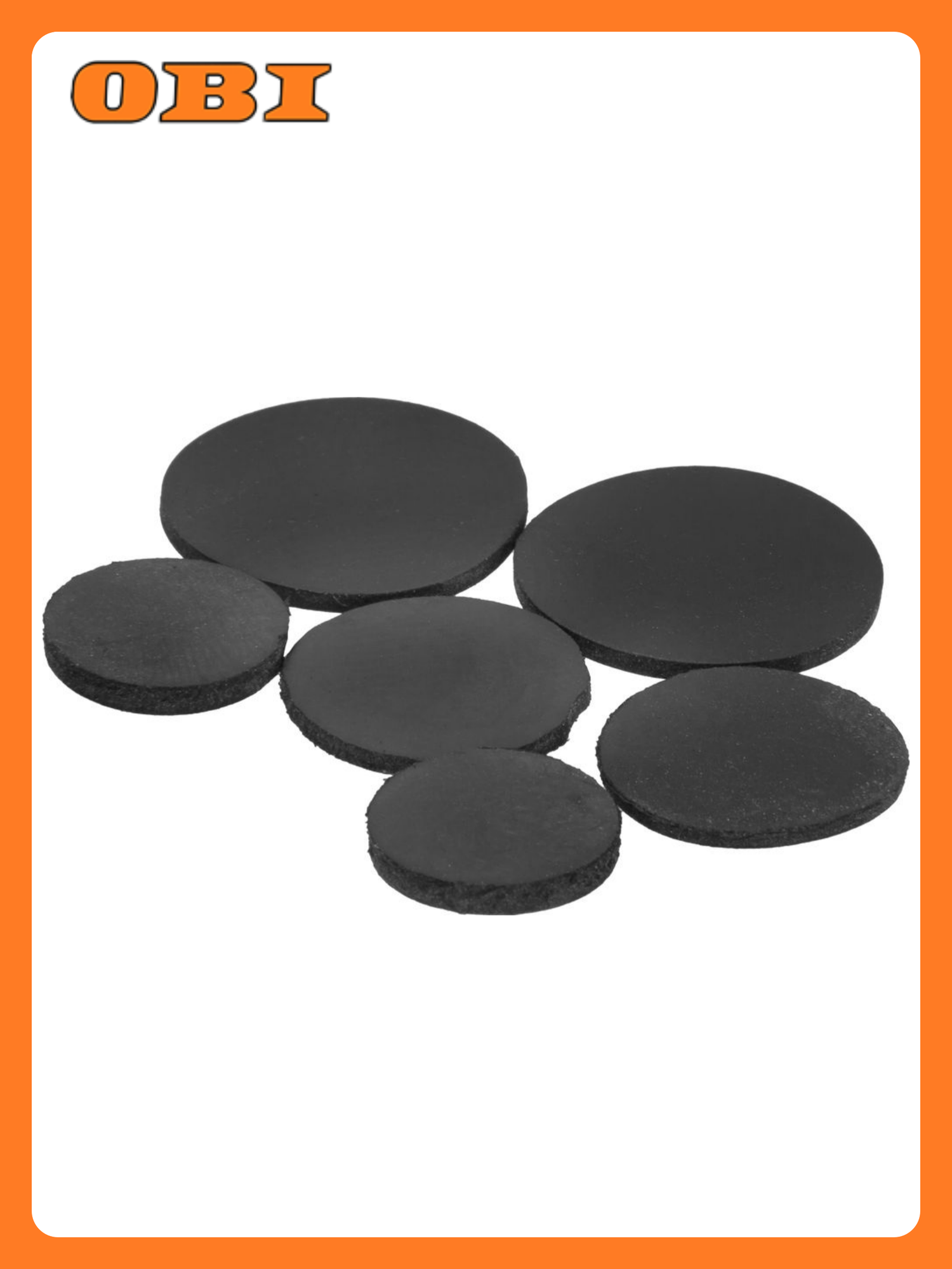 Набор сантехнических прокладок (1/4" для манометров, 3/8" для воды и газа, 6 шт)