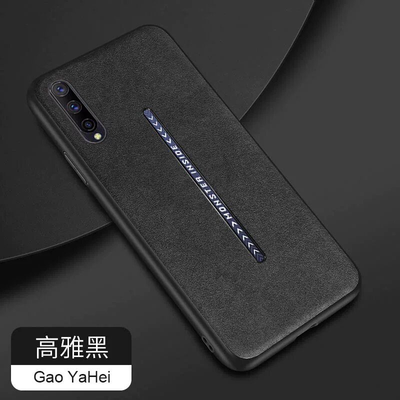 Vivo iQOO Pro 5G Магнитный чехол из натуральной кожи, матовый черный для iQOO Pro