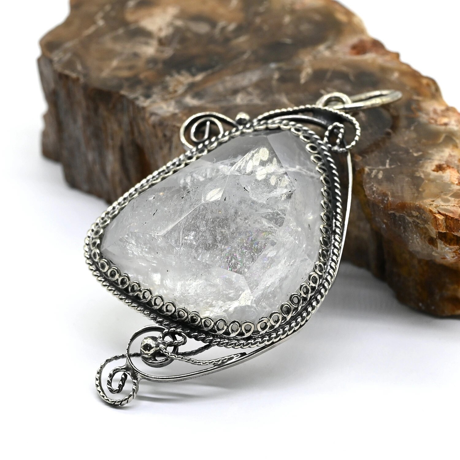 Подвеска, горный хрусталь