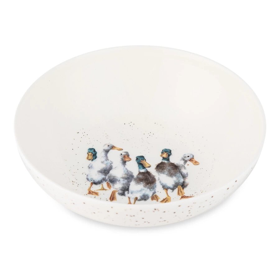 Салатник порционный Royal Worcester Забавная фауна Утки 15 см, фарфор костяной