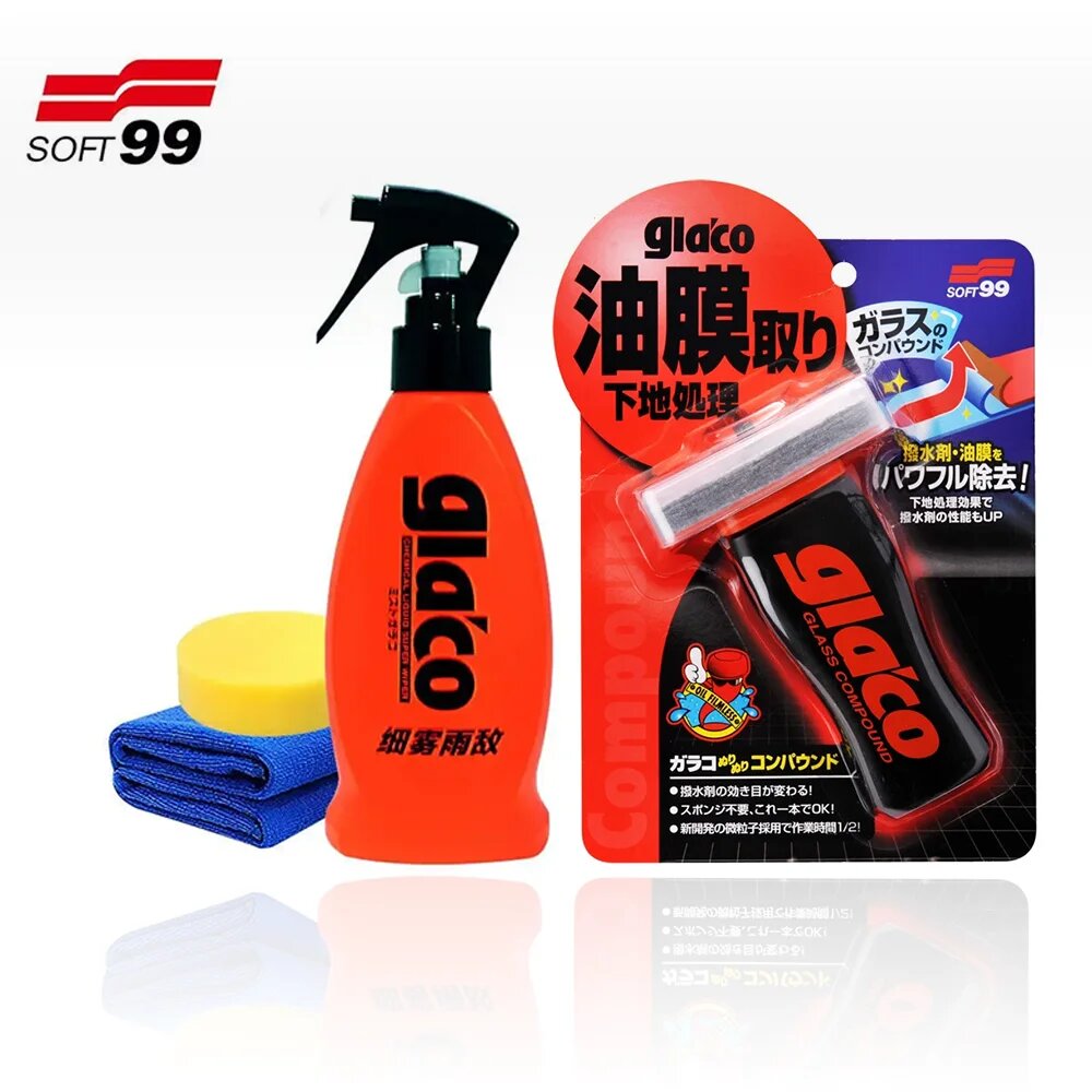 Средство Для Защиты Автомобильных Стекол Soft99 Ultra Glaco Water Repellent – Водоотталкивающее Покрытие, Защита От Дождя