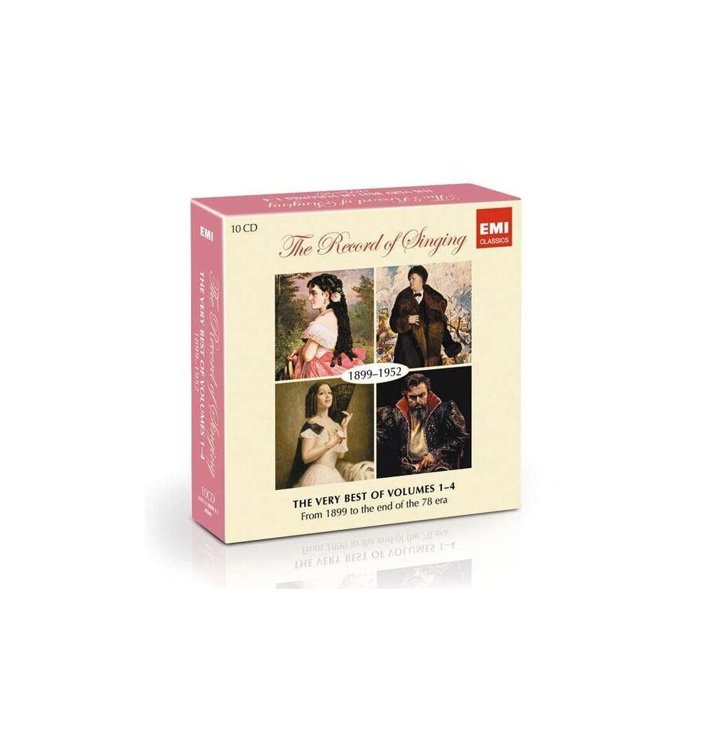 Диск The Record of Singing Vol.1-4 "1899-1952" (10 CD)