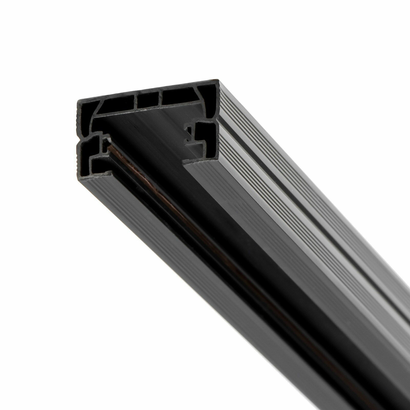 Шинопровод накладной трековый SIMPLE, чёрный, 100x3.5x15 см, тип шины: однофазная
