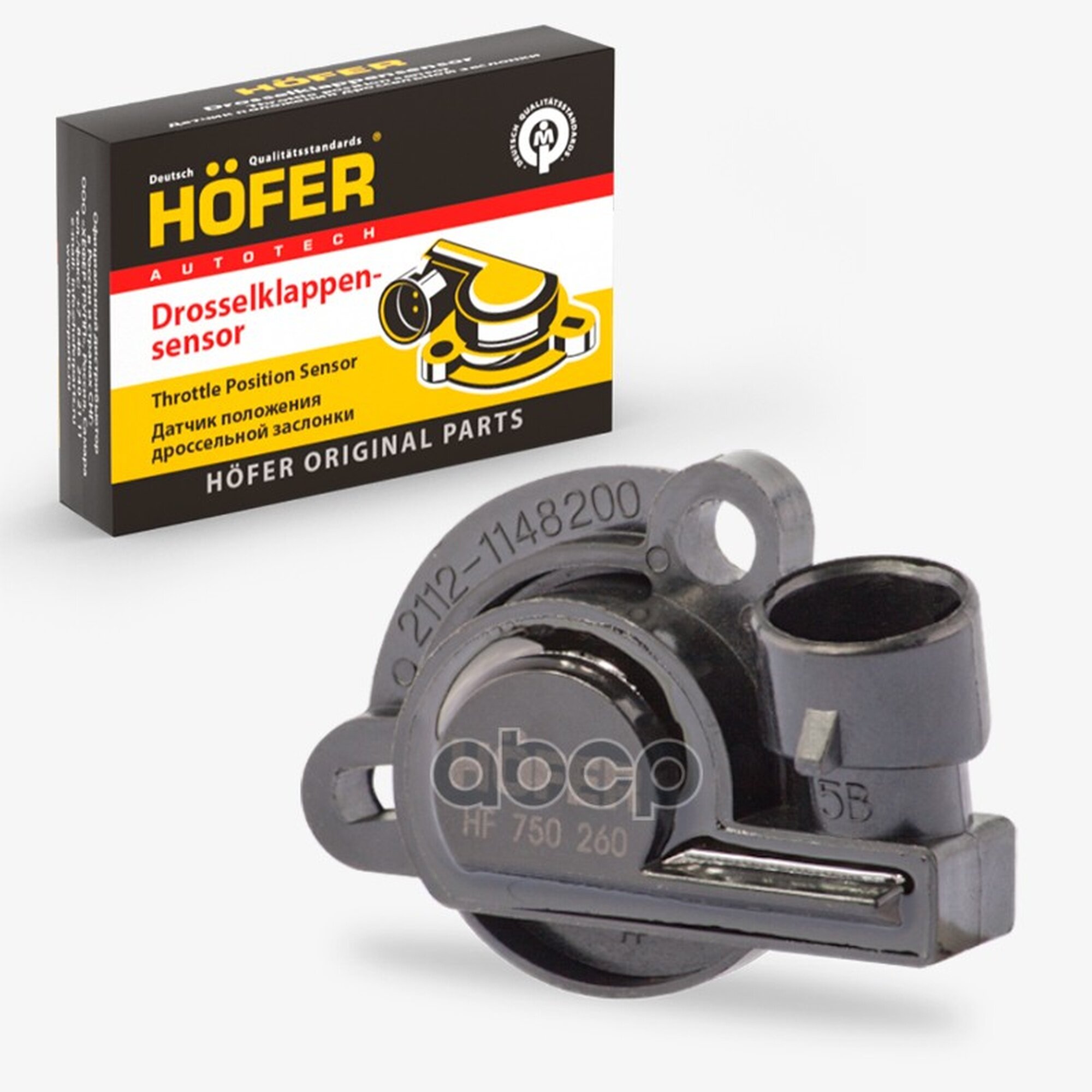 Датчик положения дроссельной заслонки HOFER ВАЗ 2108- 21099, 2110-2112, 2113-2115 HOFER арт. HF750 260
