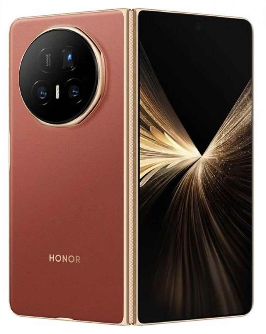 Смартфон Honor Magic V5, 16/512Gb, 5G, USB Type-C, OLED, Reddish Brown (Красновато-коричневый)