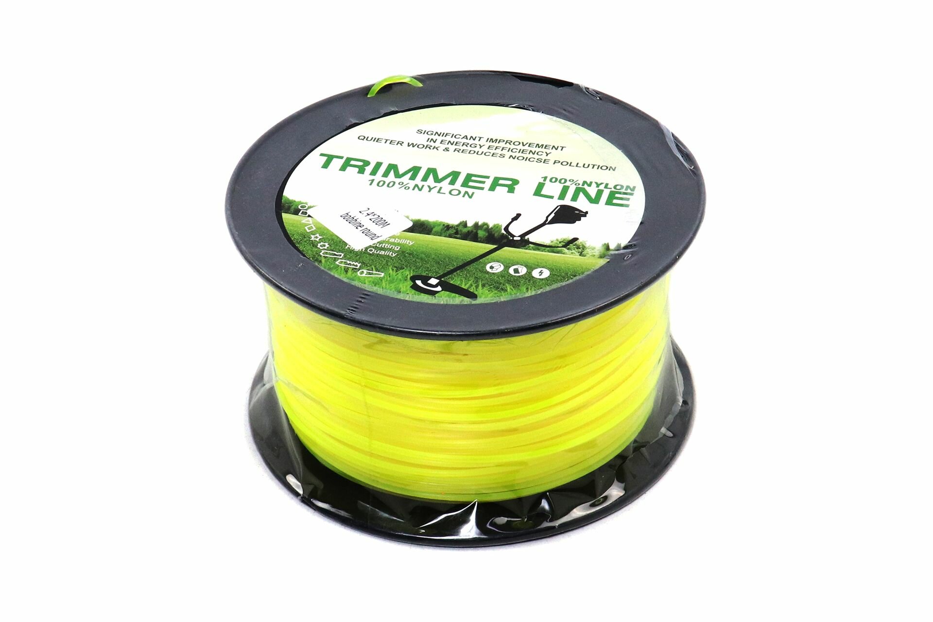Леска триммерная (2,4*200м) TRIMMER LINE в бобине (круглая)